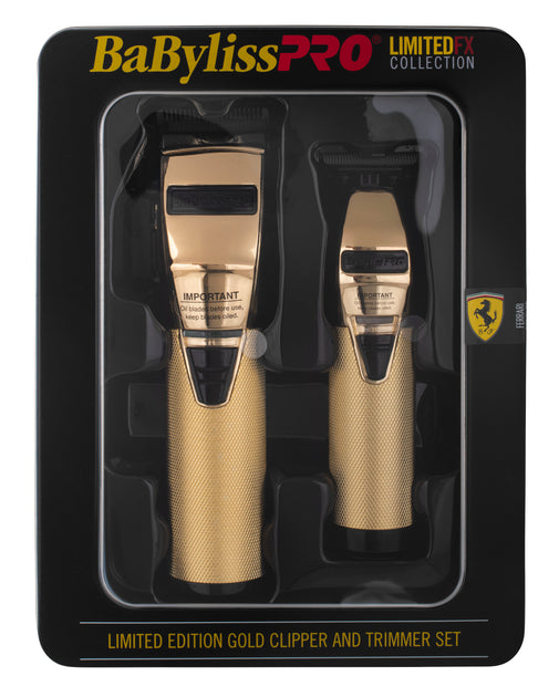 Babyliss Pro Duo Gold FX Clipper and Outliner Trimmer Set – Instant ...